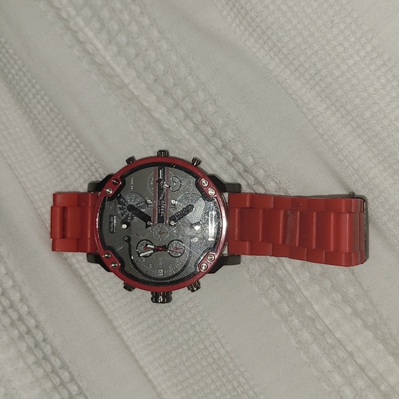 Diesel | Accessories | Mens Diesel Dz737 Red Watch | Poshmark